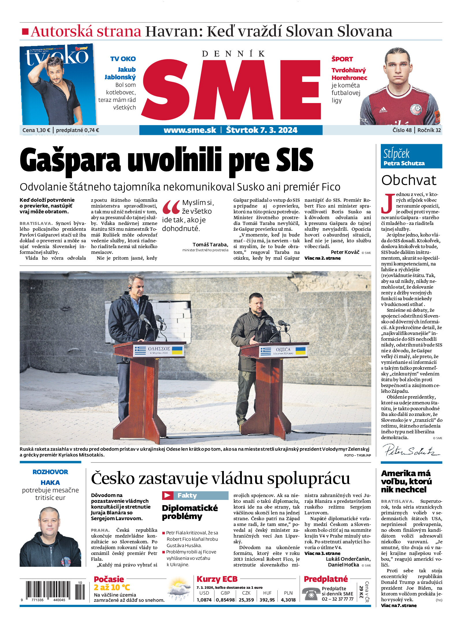 Denník SME z 7. 3. 2024 | Denník SME