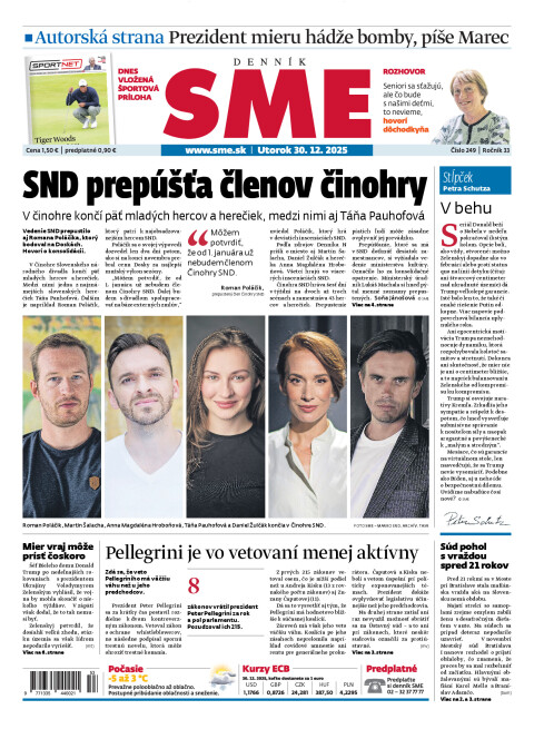 Denník SME z 30. 12. 2025 | Denník SME