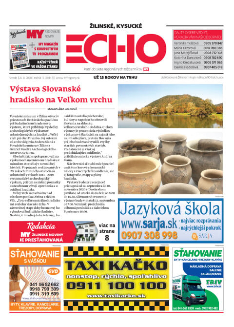 Kysucké ECHO z 12. 8. - 18. 8. | Echo SME