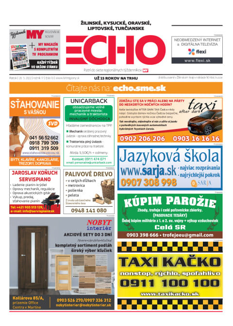 Kysucké ECHO z 26. 3. - 1. 4. | Echo SME