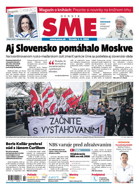 Denník SME z 1. 4. 2026 | Denník SME