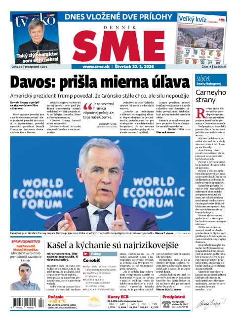 Denník SME z 22. 1. 2026 | Denník SME