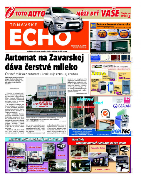 MY EXTRA Trnava z 9. 10. - 15. 10. | Echo SME