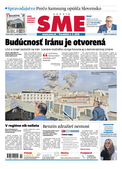 Denník SME z 2. 3. 2026 | Denník SME