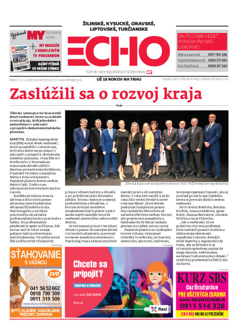 Kysucké ECHO z 13. 12. - 19. 12. | Echo SME