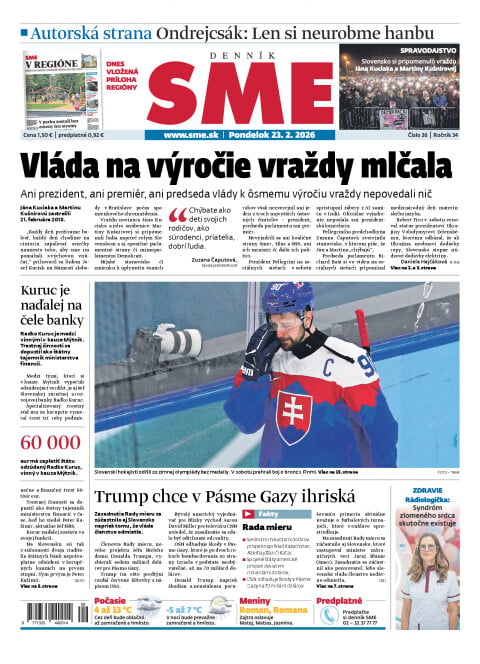 Denník SME z 23. 2. 2026 | Denník SME