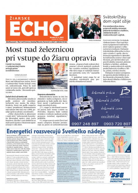 Žiarske ECHO z 27. 3. - 2. 4. | Echo SME
