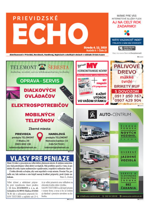 Prievidzké ECHO z 6. 11. - 12. 11. | Echo SME