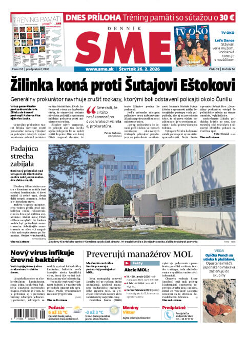 Denník SME z 26. 2. 2026 | Denník SME