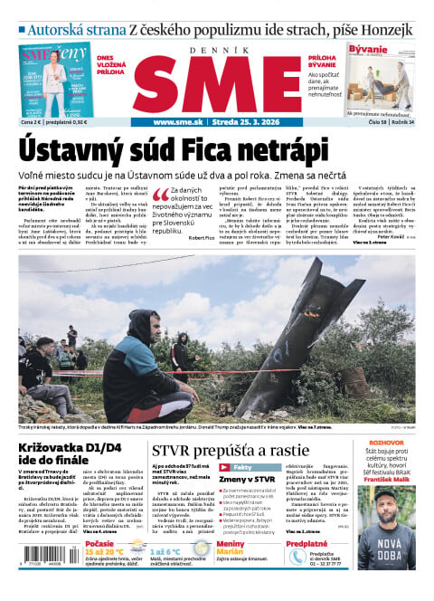 Denník SME z 25. 3. 2026 | Denník SME