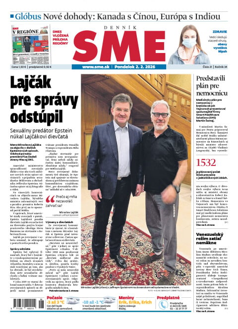 Denník SME z 2. 2. 2026 | Denník SME